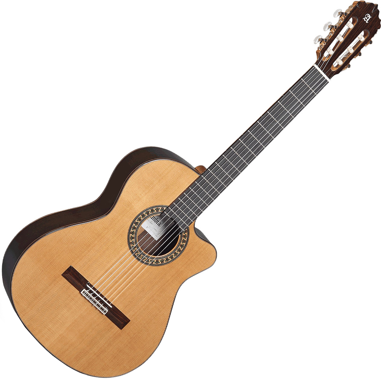 Guitarra clásica 4/4 Alhambra Cutaway 5P CW E8 - natural
