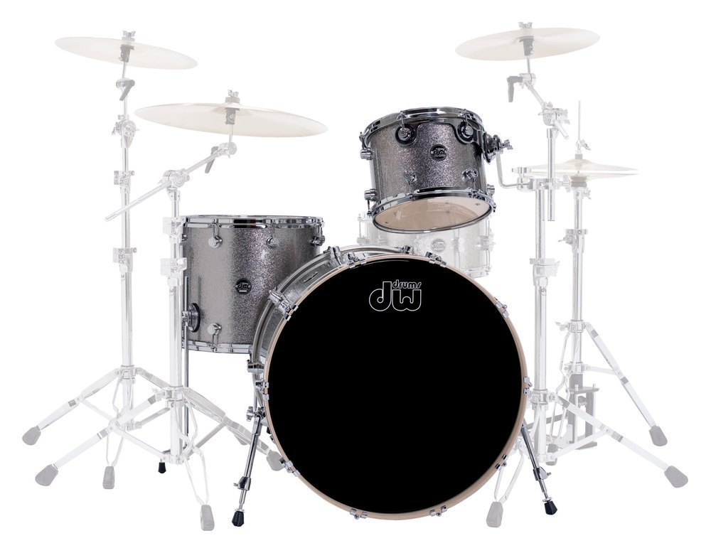 Batería acústica estándar Dw Performance Set - 3 piezas - black diamond ...