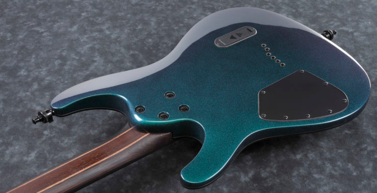 Guitarra eléctrica de cuerpo sólido Ibanez S671ALB BCM Axion Label ...