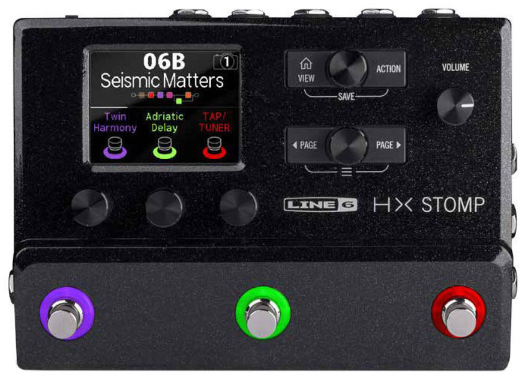 Pedalera multiefectos para guitarra eléctrica Line 6 HX Stomp