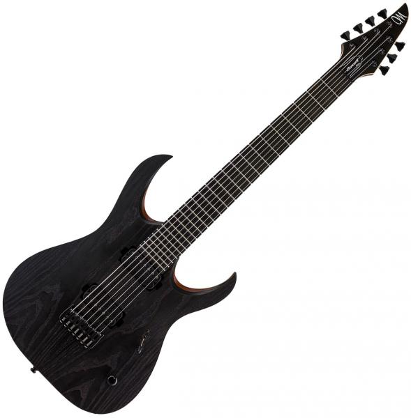 Guitarra eléctrica de cuerpo sólido Mayones guitars Duvell Elite Gothic ...