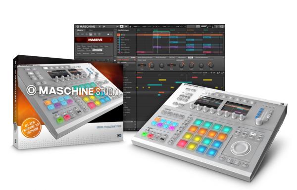 Controlador daw Native instruments Maschine Studio Blanc