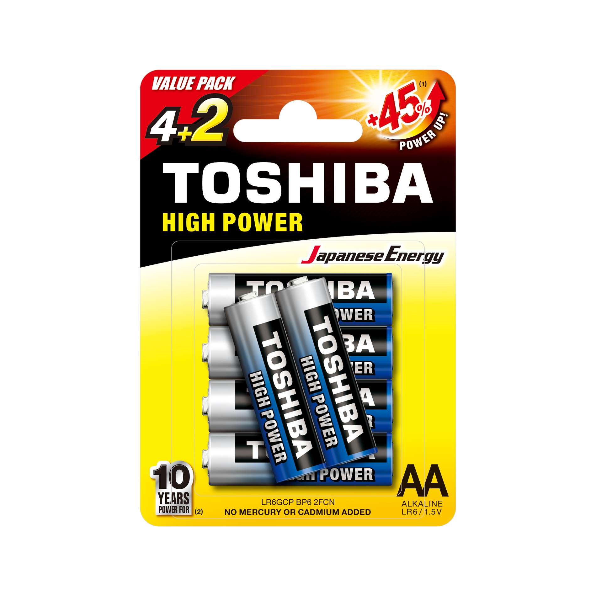 Batería Toshiba LR6 - Pack of 6